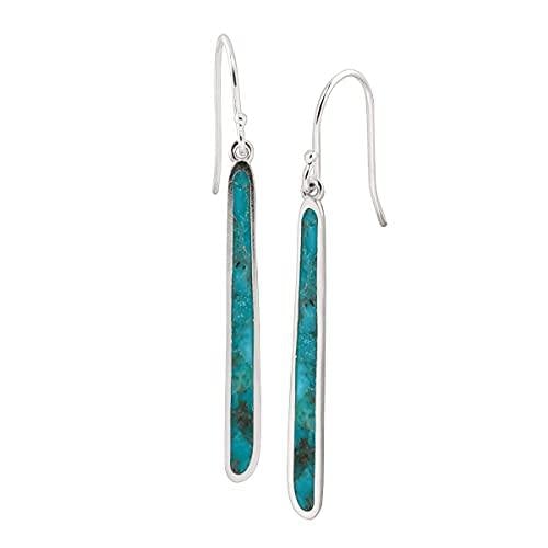 Silpada 'Turquoise Drop' Compressed Turquoise Drop Earrings in Sterlin ...